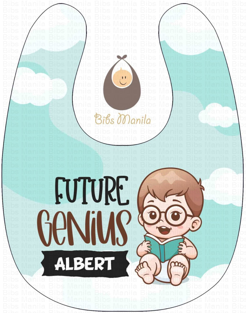 Future Genius Personalized Baby Bib – Bibs Manila