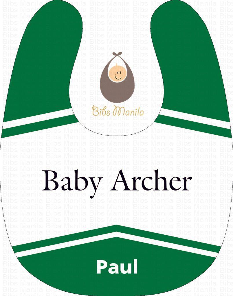 Baby Archer Personalized Baby Bib – Bibs Manila