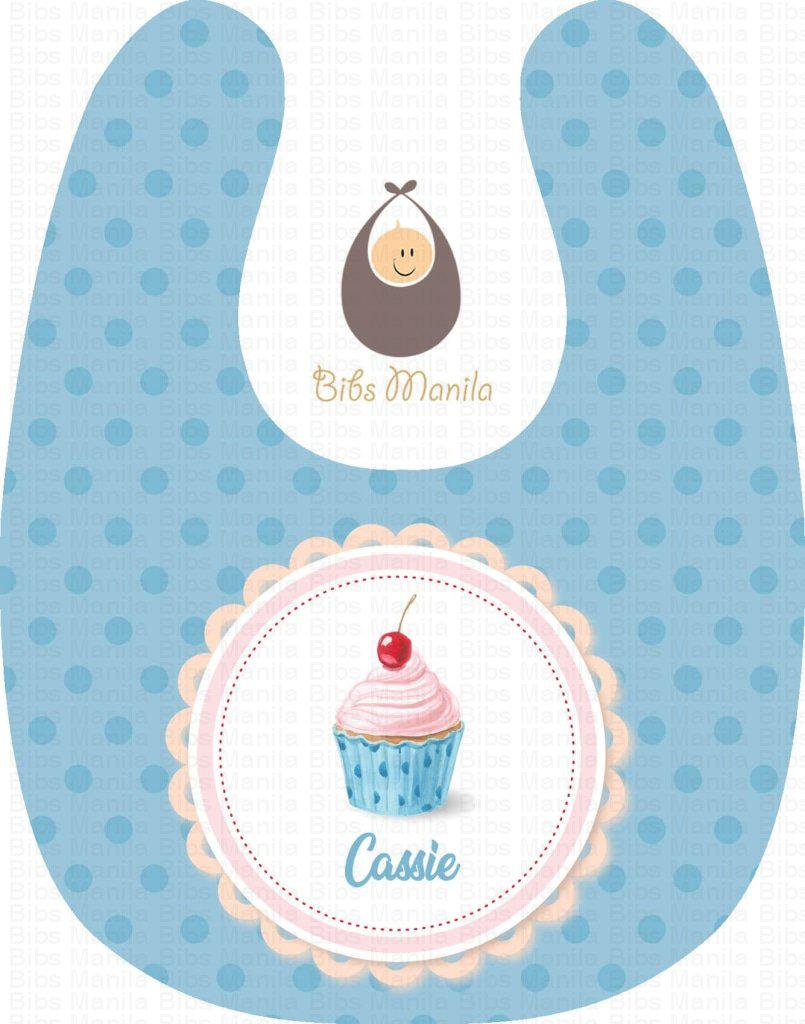 Cuppy Cake Personalized Baby Bib – Bibs Manila