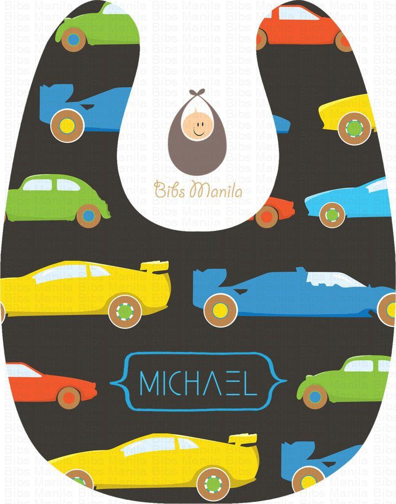 Formula One Personalized Baby Bib – Bibs Manila